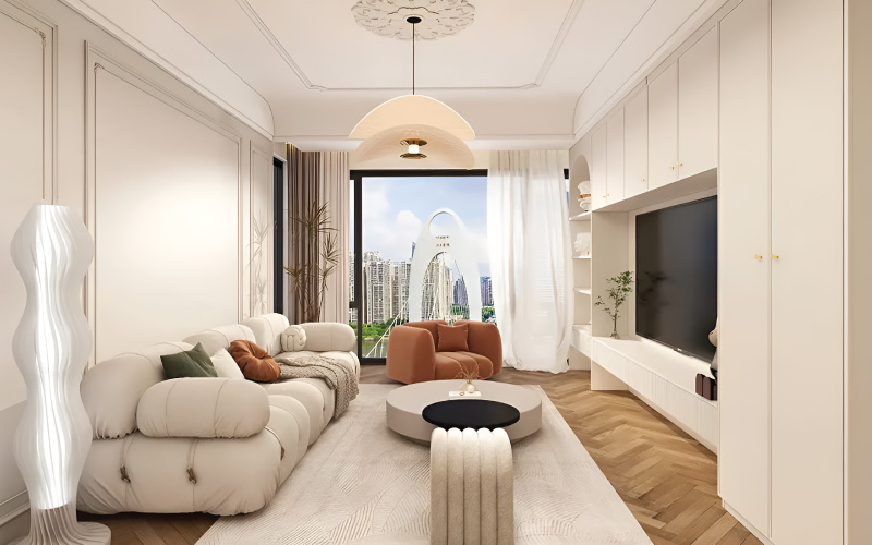 Cream Interior Design Warm White | Baunis Custom Furniture